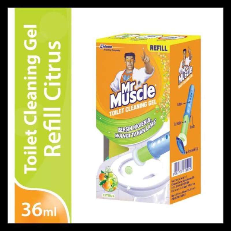 Jual MR MUSCLE TOILET CLEANING GEL CITRUS REFILL [36 ML] di Seller ...