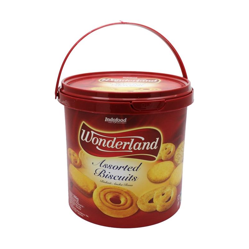 Jual Wonderland Indofood Assorted Biscuits [300 g] di Seller Alfamart ...