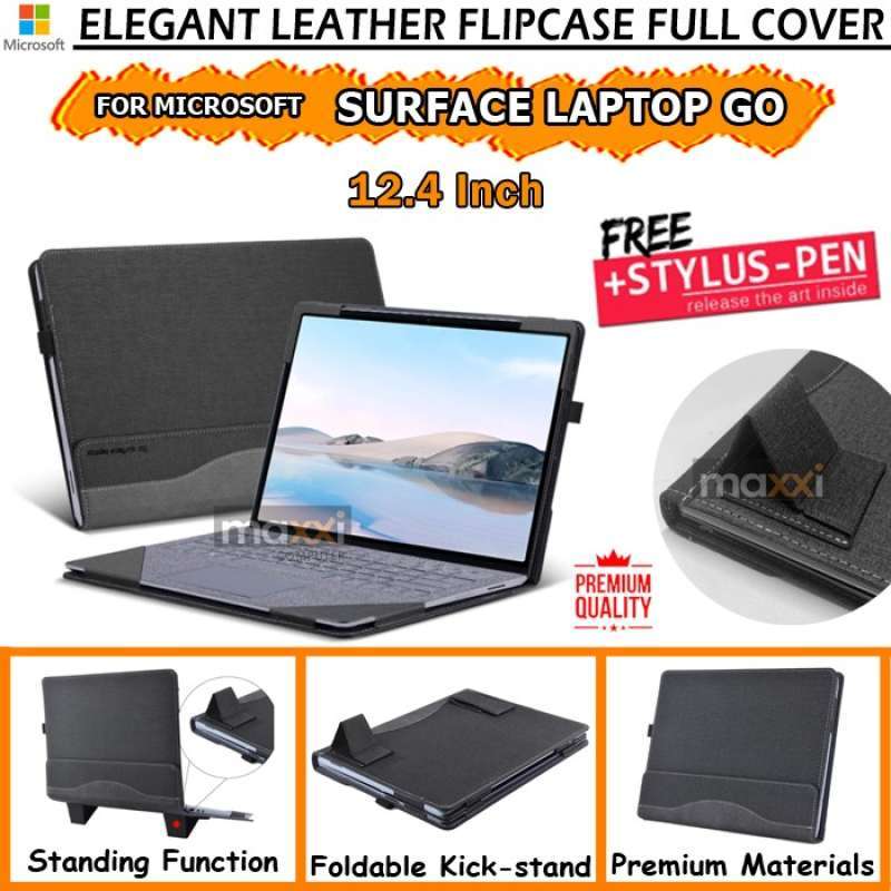 Jual Microsoft Surface Laptop Go 12.4 Inch Slim Flip Book Cover Case ...
