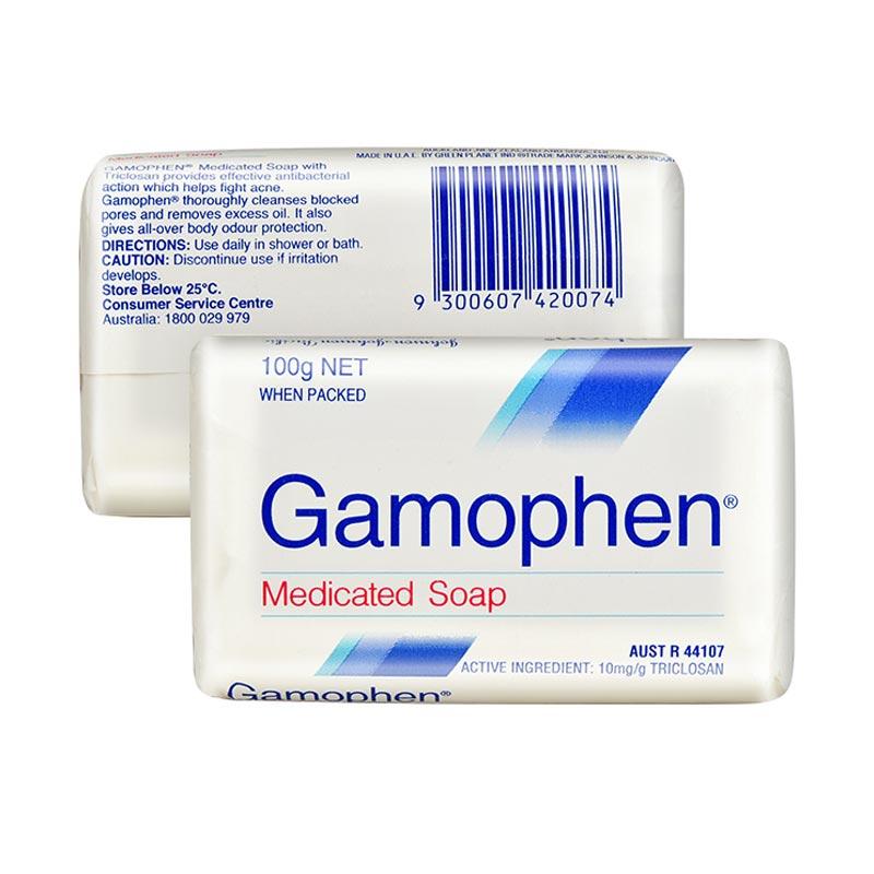 Jual Gamophen Antibacterial Medicated Soap [100 g x 2 pcs] di Seller ...