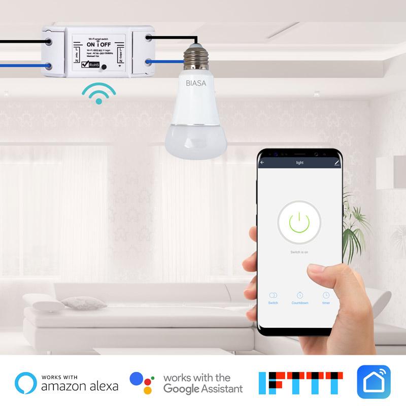 Jual Bardi Indonesia Smart Breaker On Off Switch Wireless Iot Home ...