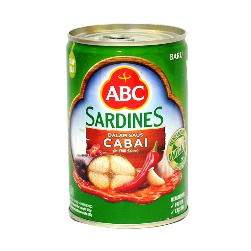 Jual Abc Sardines Chili Sauce Makanan Kaleng [425 G] Di Seller Aqila ...