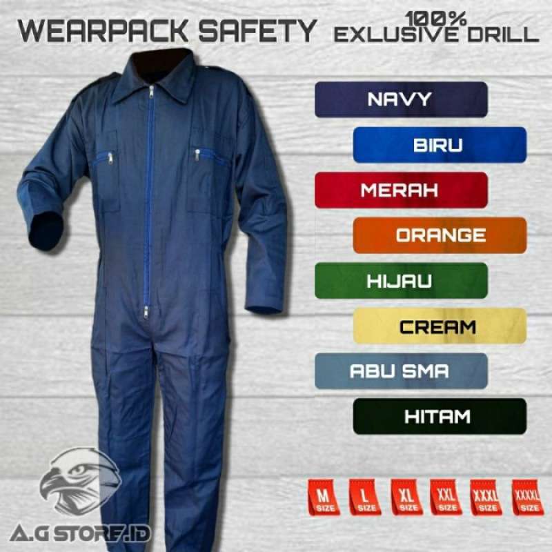 Jual Gratis Ongkir Ts 7 - Werpack Safety Polos Wearpack Bengkel Baju ...