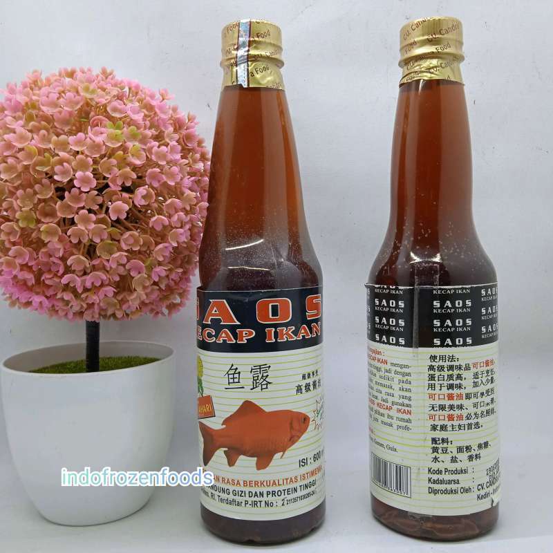 Jual saos kecap ikan cap bunga matahari 600ml di Seller jur4gan_online ...