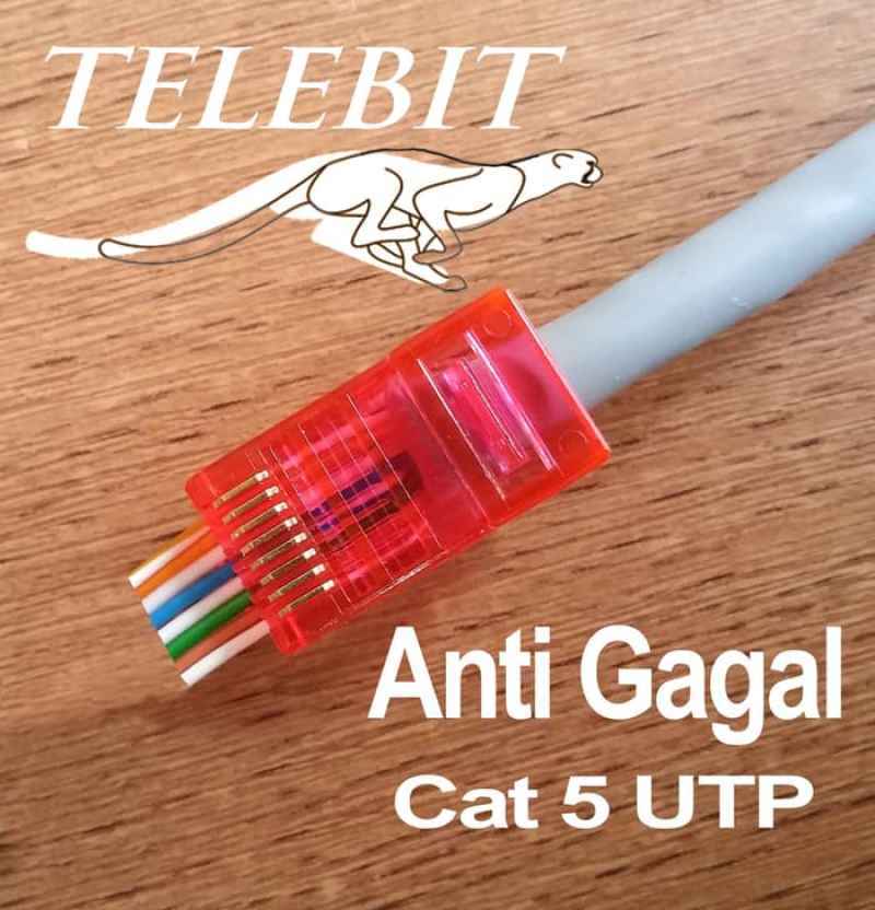 Jual Konektor Rj45 Connector Rj 45 Easy Crimp Anti Gagal Cat 5e Harga ...