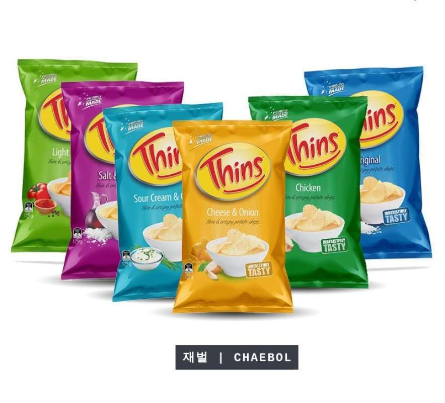 Jual Thins Potato Chips / Keripik Kentang Australia 175 gr - Cheese And ...