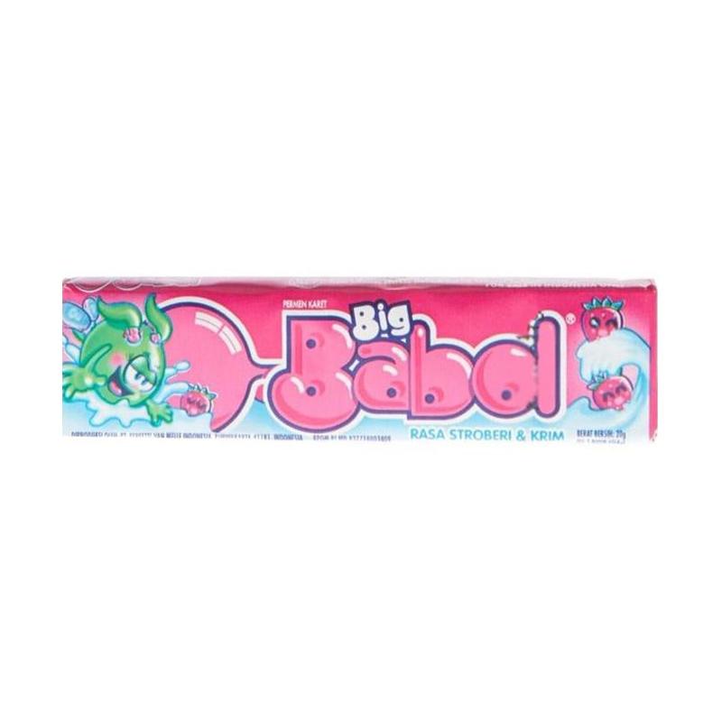 Jual Big Babol Strawbery Cream Stik Permen Di Seller Galeri Zahra ...
