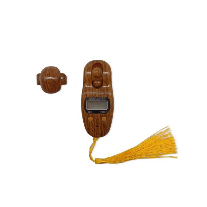 Jual Oem One-c383 Tasbih Digital Kayu / Tasbih Digital Premium Mini Tally Counter / Alat Hitung ...