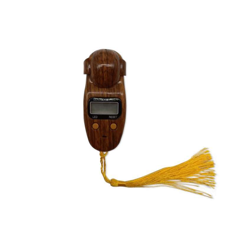 Promo OEM ONE-C383 Tasbih Digital Kayu / Tasbih Digital Premium Mini Tally Counter / Alat Hitung ...