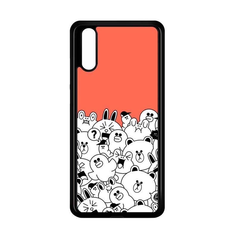 Jual Cannon Case Emoticon Line Walp T0219 Custom Hardcase Casing for Samsung Galaxy A50 di ...