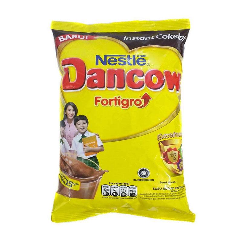 Jual Dancow Instant Cokelat Fortigro Susu Bubuk [1000g/ Kemasan Pouch ...