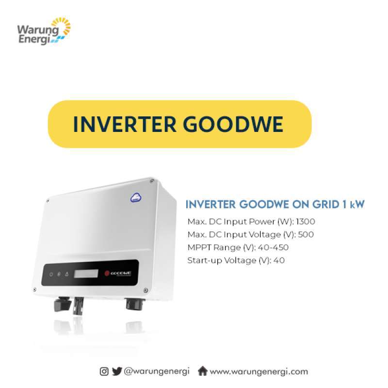 Jual Inverter On Grid On Grid 1 kW 1 Phase 1000 Watt GW1000-XS di ...