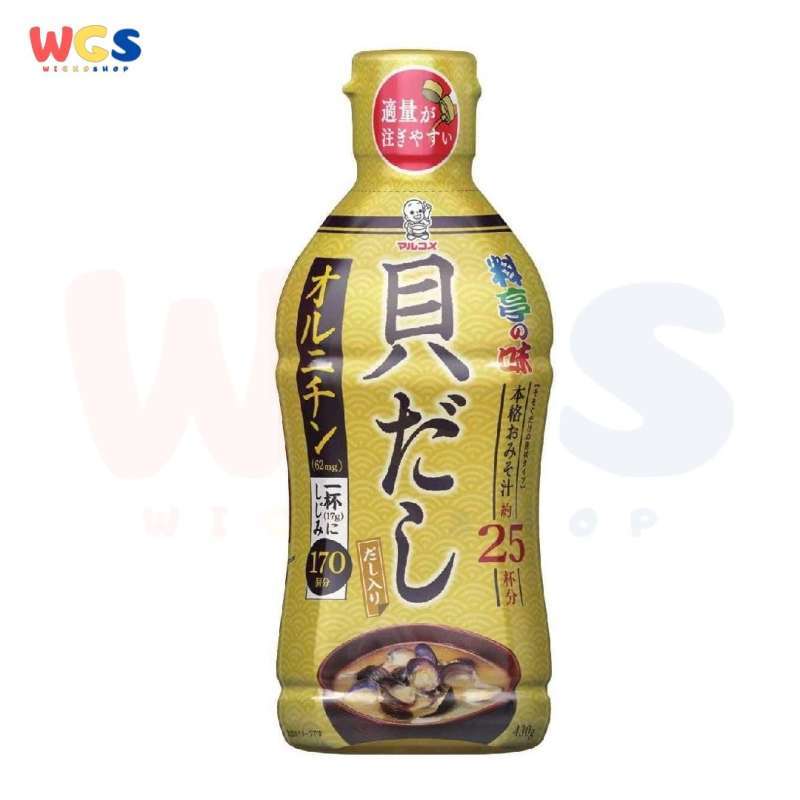 Jual Marukome Liquid Miso Shellfish Dashi Genuine Miso Soup Ornithine 430g di Seller WIGHOSHOP ...