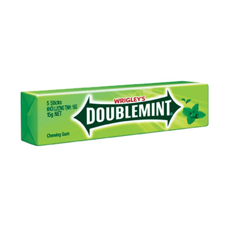 Jual WRIGLEY`S Doublemint Peppermint Flavor Perment Karet [15 g] di ...