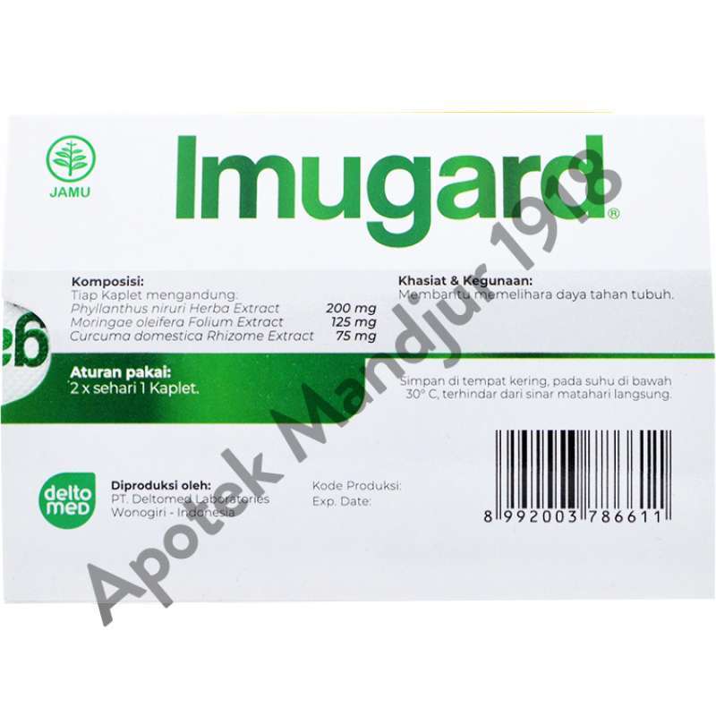 Jual Imugard 10 Kaplet - Multivitamin Dan Daya Tahan Tubuh Di Seller ...