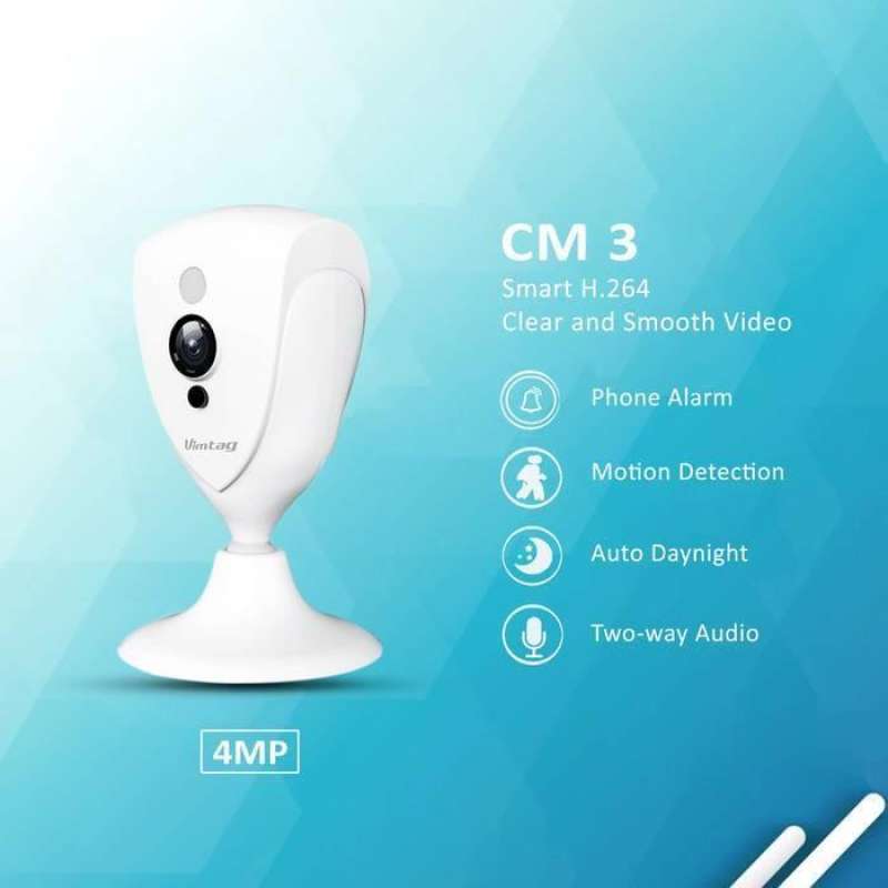 Promo [GARANSI] VIMTAG CM3 IP Cam CCTV Wifi 4MP Al IP Camera Smart H.264 Diskon 17% di Seller ...
