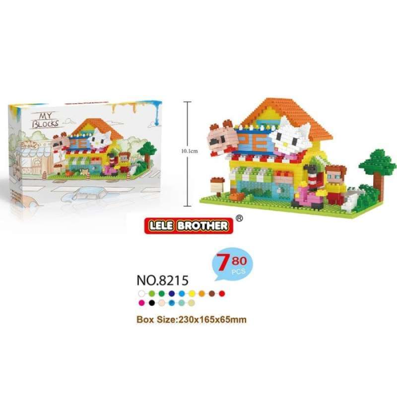 Jual NANO BLOCKS BRICKS LELE BROTHER 8215 PET SHOP di Seller Daryatun ...