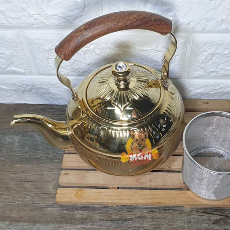 Jual PREMIUM MOTIF TEKO MUTIARA TEKO EMAS W/ SARINGAN 1L TEKO ARAB GOLD ...