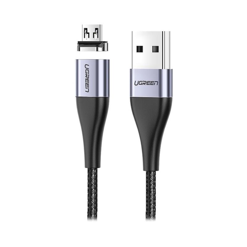 Jual Ugreen USB Micro Magnetic Cable with LED Indicator [2.4A/ 1 Meter ...