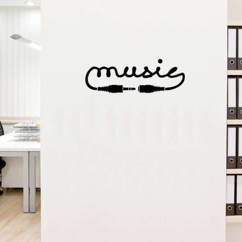 Promo Gratis Ongkir Stiker Music Dinding Kaca Mobil Tembok Rumah Toko ...