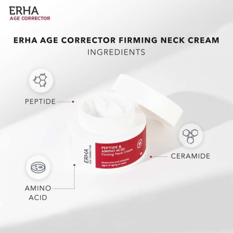 Jual Erha Age Corrector Neck Cream - Krim Leher + Peptide & Amino Acid ...