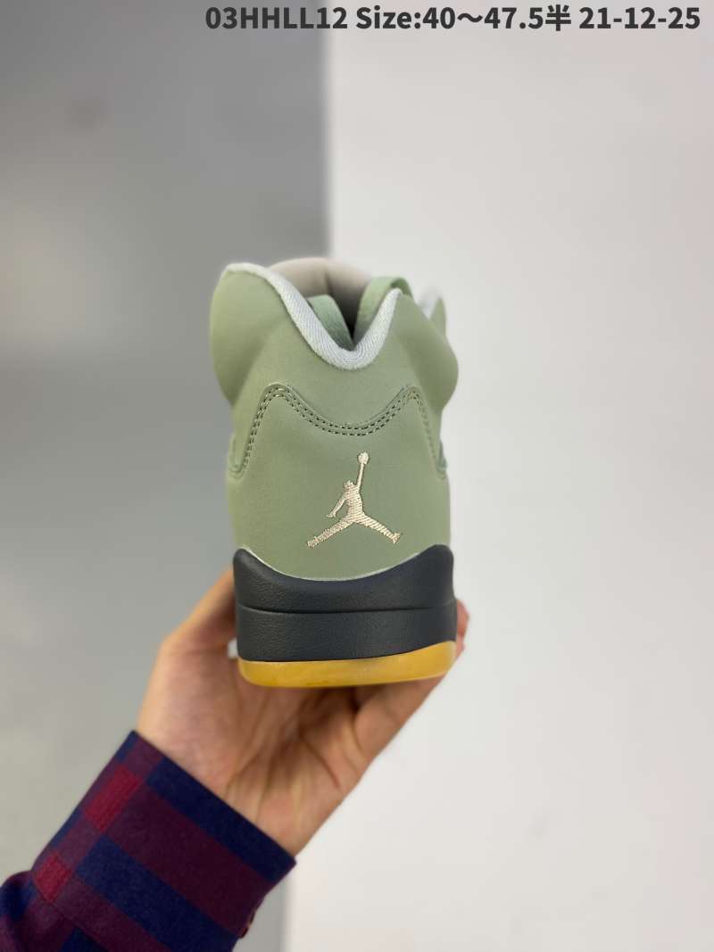 Jual NIKE AIR Jordan 5 jade horizon high top light Matcha green aj5 ...
