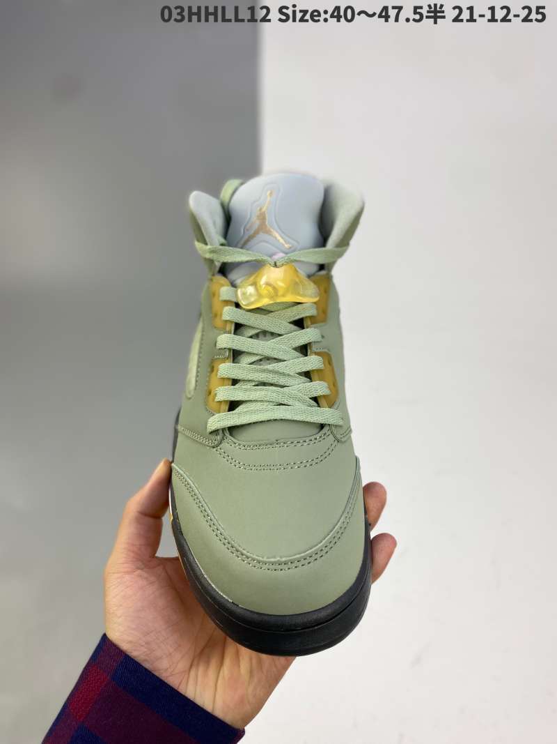 Jual NIKE AIR Jordan 5 jade horizon high top light Matcha green aj5 ...