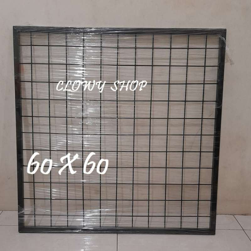 Promo Gratis Ongkir Jaring Ram Besi Bingkai Ukuran 60X60 Cm Chrome ...