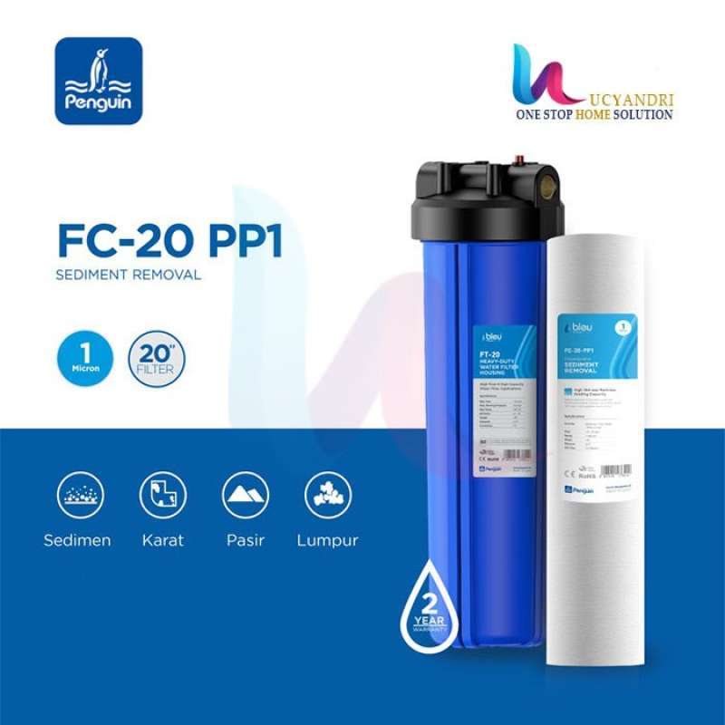 Jual Gratis Ongkir Filter Air Penguin Pbf 20 Pp Water Filter - Sedimen ...