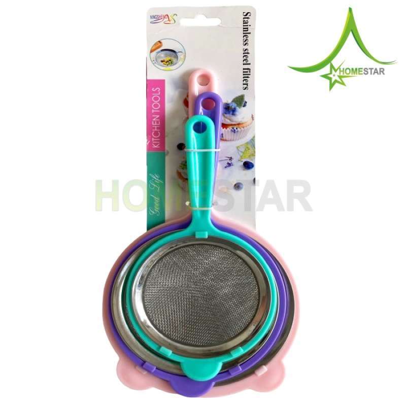 Jual SARINGAN SET STAINLESS STEEL | VARIAN WARNA UKURAN DIAMETER 10 12 ...