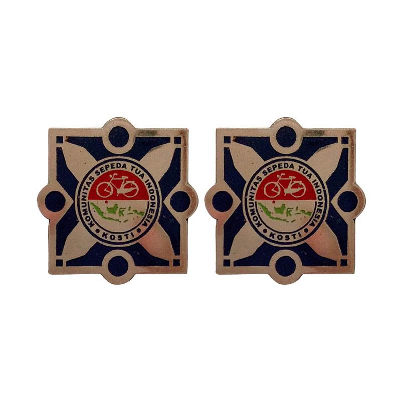 Jual Mulyocreative Logo Kosti Stainless Pin [2 Pcs] Di Seller ...