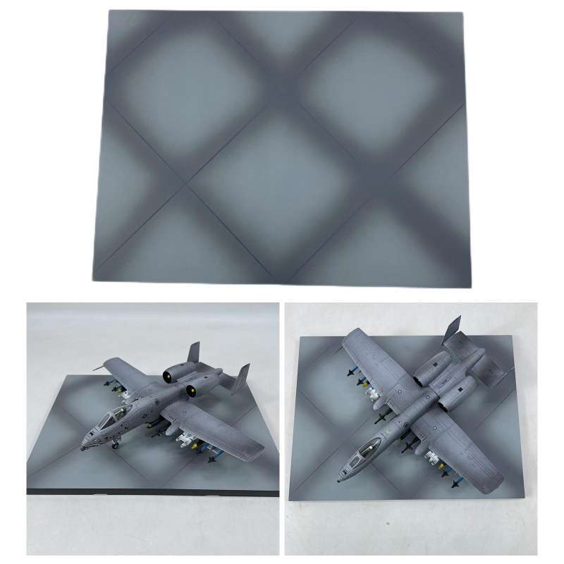 Promo Simulation 1/144 Static Aircraft Runway Model Sand Table Display ...