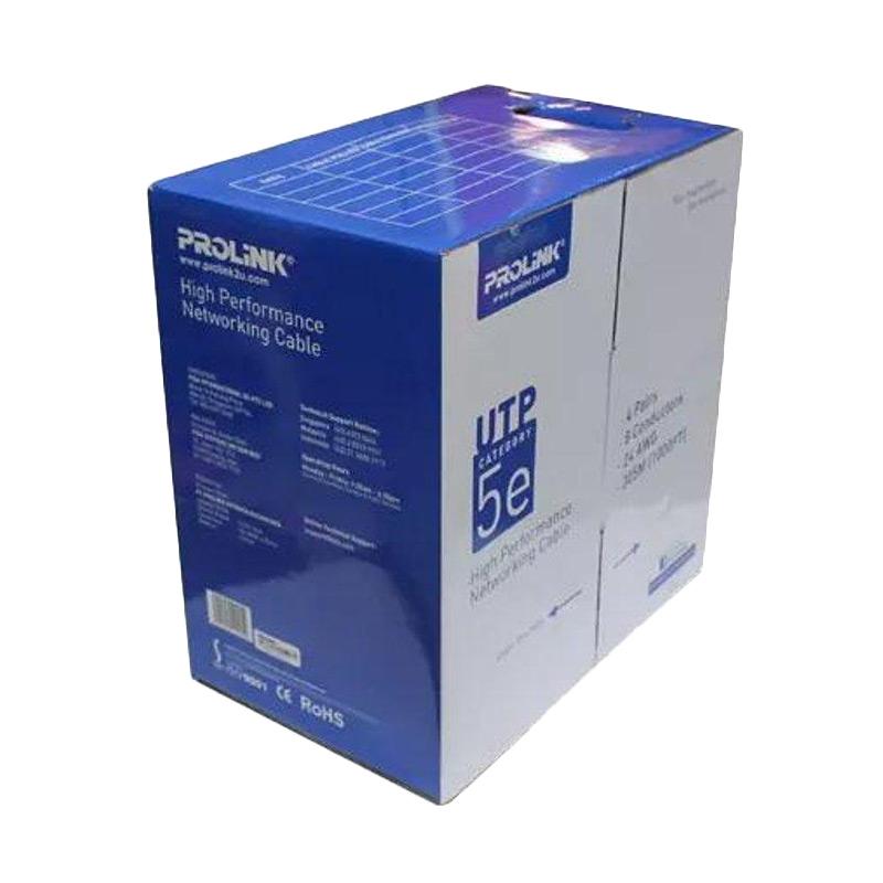 Jual PROLINK CAT5e Kabel Jaringan Komputer [300 m + 5m] - White Blue di ...