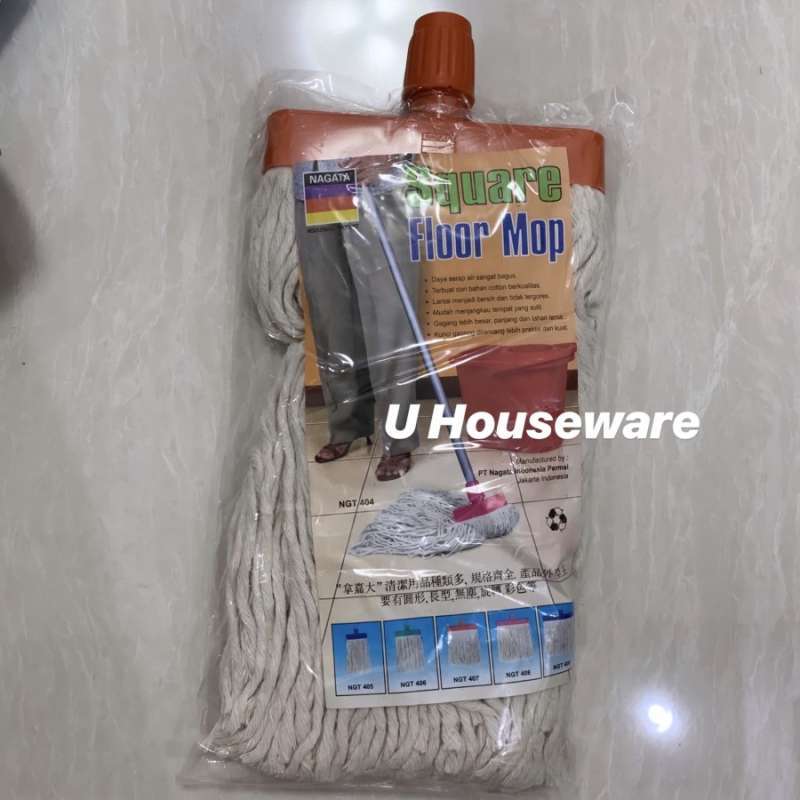 Jual REFILL pel lantai nagata / square floor mop 405 di Seller U Houseware - Kota Jakarta Barat ...