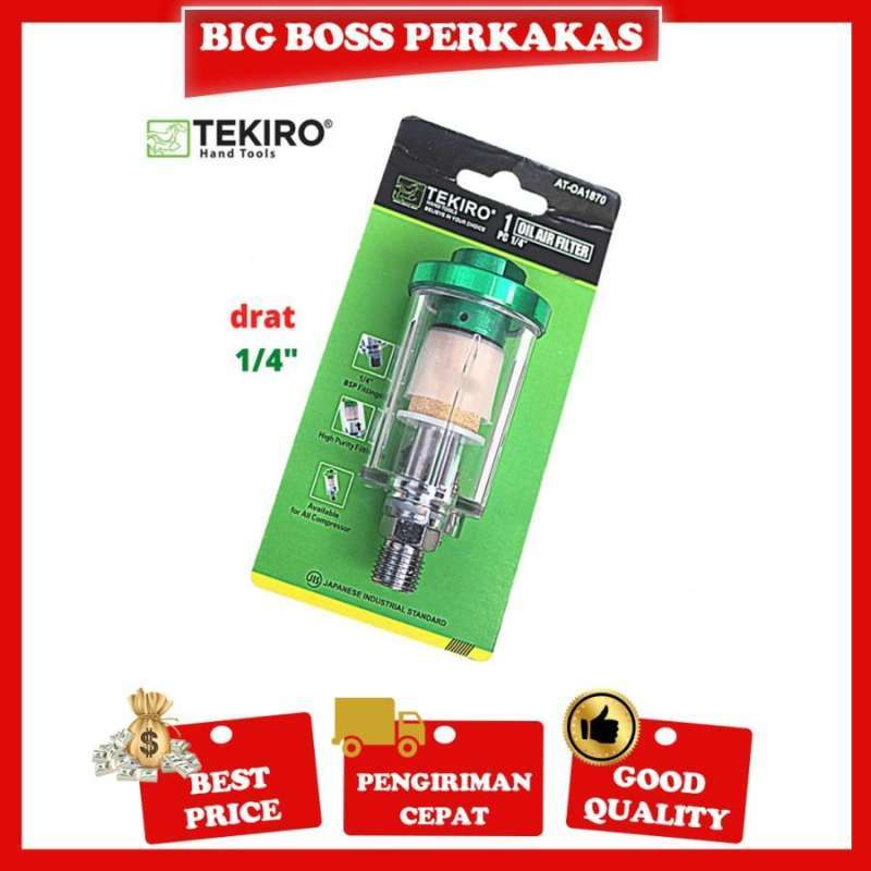 Jual Tekiro Mini Filter 1/4 Water Oil Filter Separator Air Udara ...
