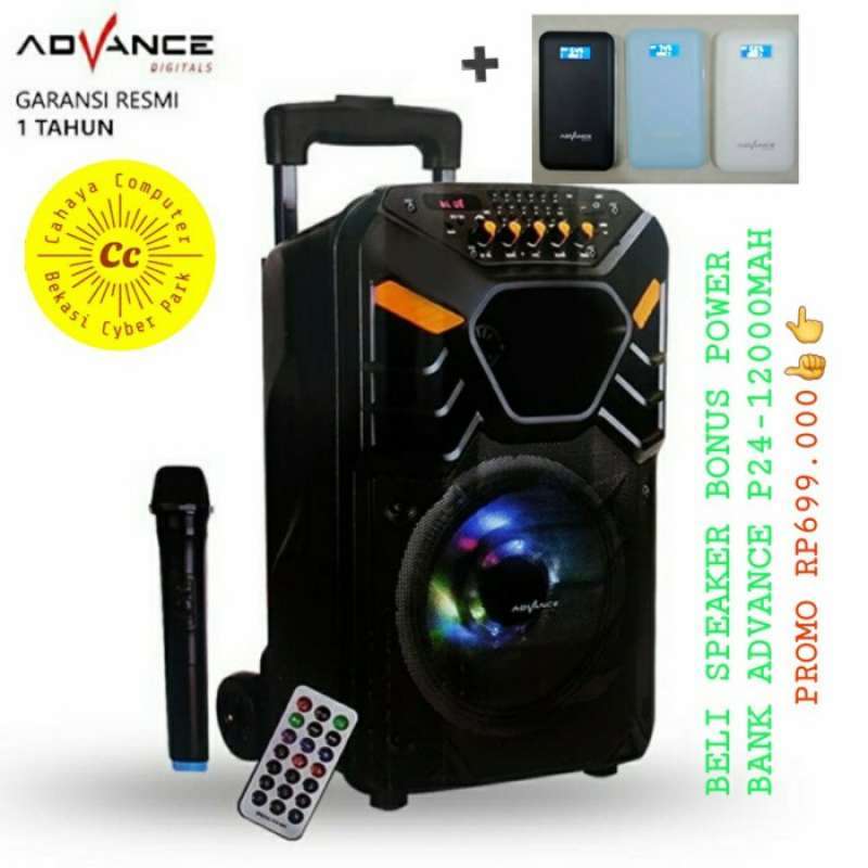 Jual RECOMMEND SPEAKER MEETING ADVANCE K881N+POWER BANK ADVANCE 12 ...