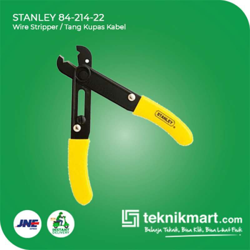 Promo Stanley Wire Stripper / Tang Kupas Kabel 84-214-22 Diskon 11% di Seller Teknikmart.com ...