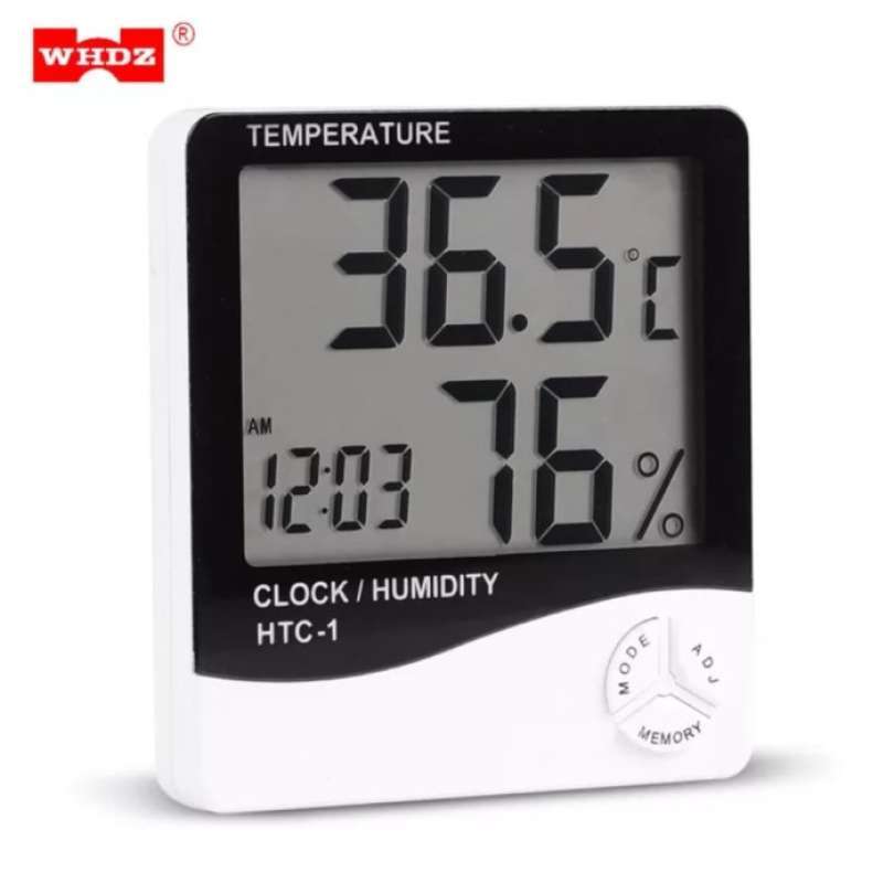 Jual SPECIAL digital temperature humidity meter with alarm clock di ...