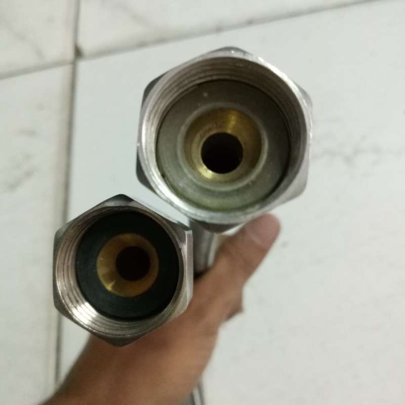 Jual RECOMMENDED SLANG FLEXIBLE KRAN PANAS DINGIN K-40CM di Seller ...