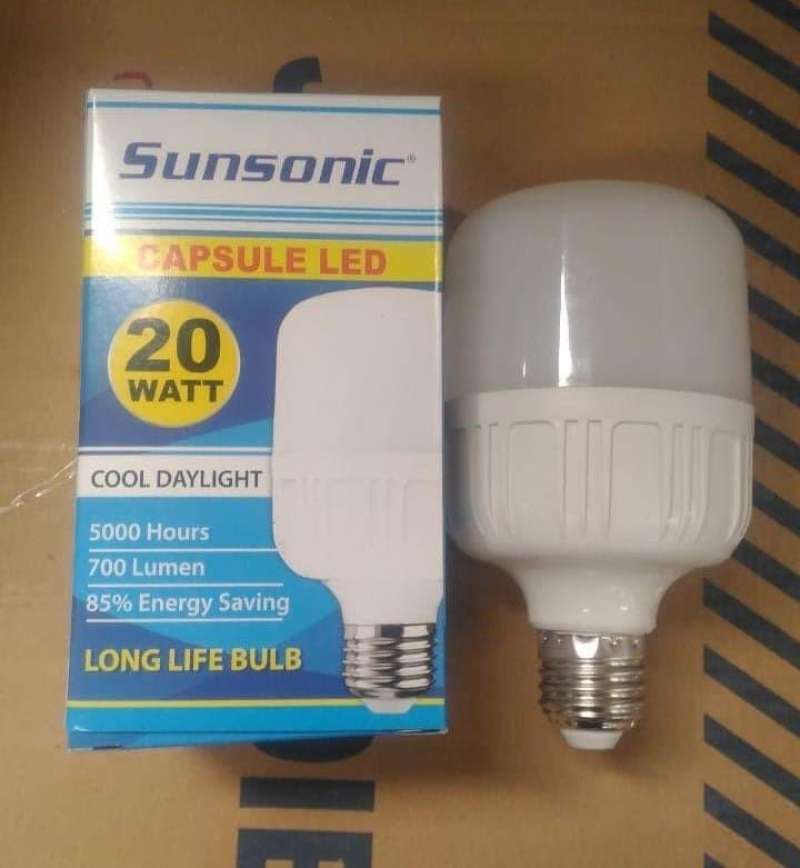 Jual Lampu LED Murah Kapsul Sunsonic 20 Watt Putih By Hannochs ...