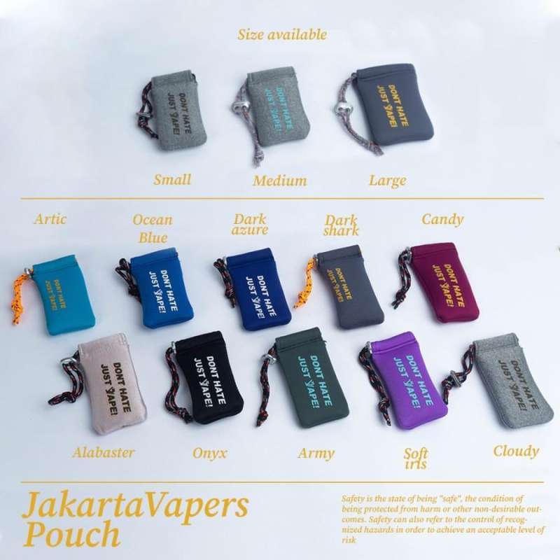 Jual Jakarta Vapers Pouch 100% Authentic - Vape Pod / Mod Pouch di ...