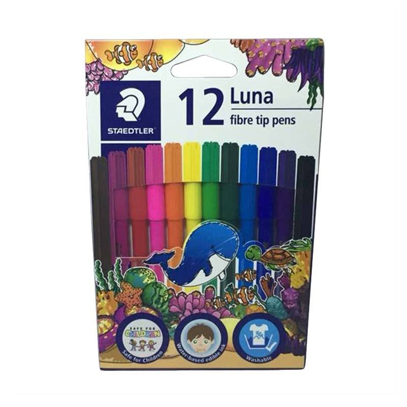 Jual FS - Staedtler Luna Fibre Tip Pens Set Spidol [12 Pcs] di Seller ...