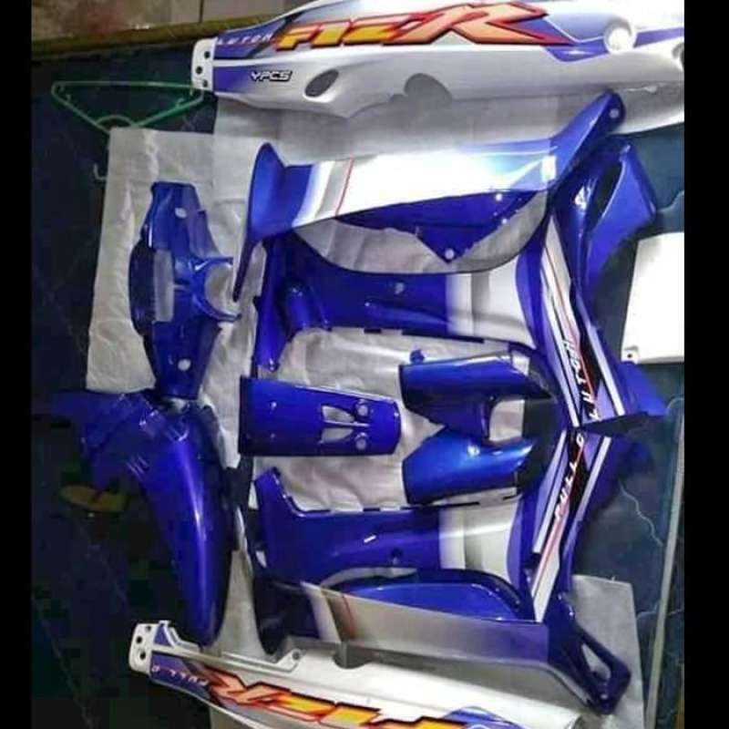 Jual cover body alus yamaha fizr / f1zr / poswan biru putih ko di ...