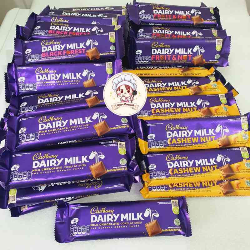 Promo Dm - Cadbury Dairy Milk Chocolate / Dairy Cashew/ Dairy Fruit And ...