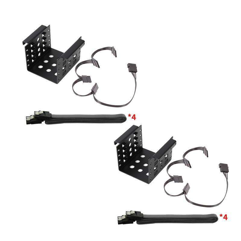 Jual 2x 4-Bay 2.5 SSD HDD Hard Drive Caddy Bracket Mobile Rack Kit ...