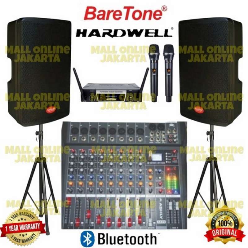 Jual Speaker Aktif Baretone Max 15H Paket Sound System 8 Channel Max15H ...