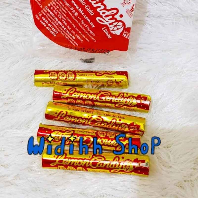 Jual Lemon Candy Limau / Permen Jadul Ling Mong Tablet Candy Kembang ...