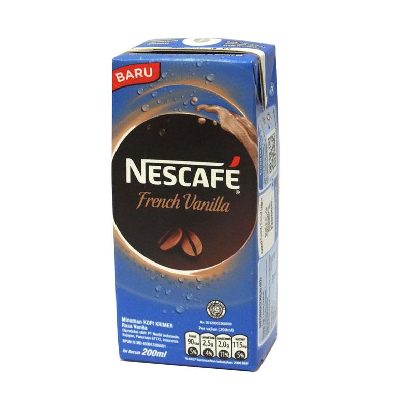 Jual Nescafe UHT French Vanila Minuman Kopi [180mL/ Kotak] di Seller ...