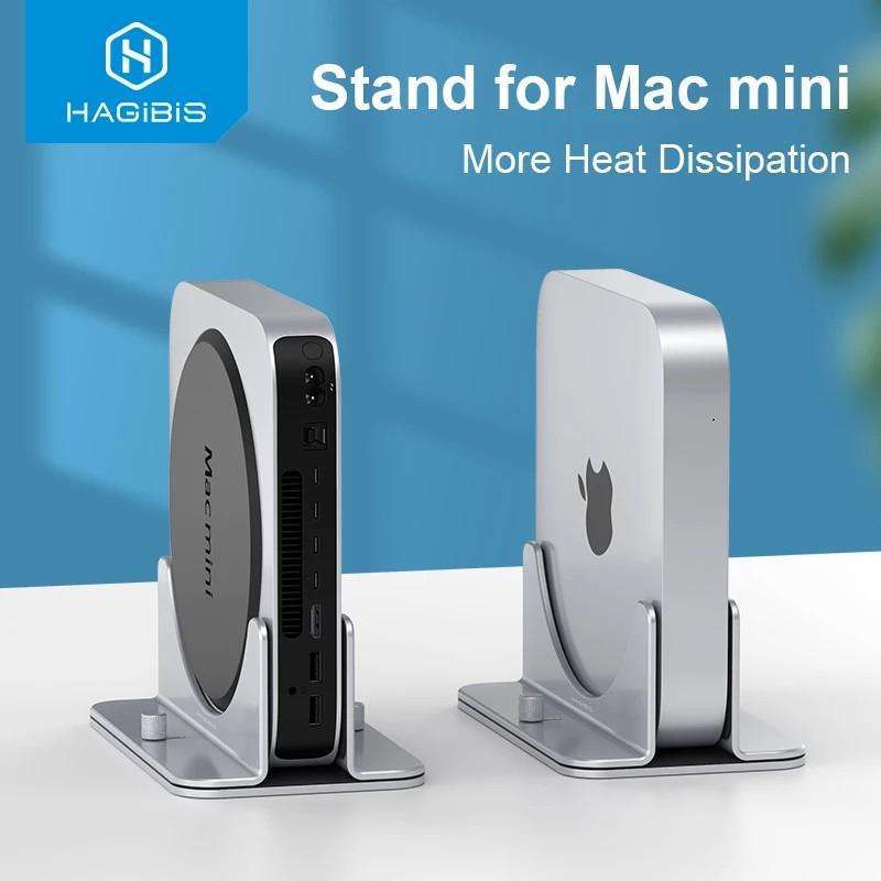 Jual Hagibis Vertical Stand For Mac Mini Aluminium Laptop Desktop Stand ...