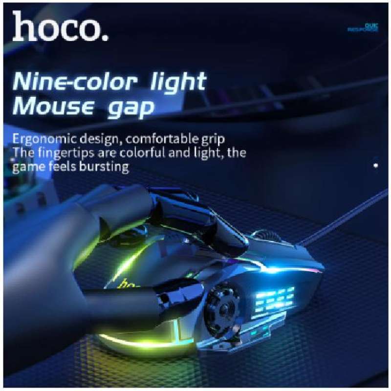 Jual Hoco Keyboard Gaming Mechanical Keyboard 108 Keys With Rgb Led ...